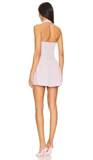 MORE TO COME Yolani Mini Dress - Pink Stripe