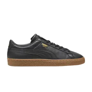 PUMA Basket Classic 21 Gold Gum Sneakers - Black