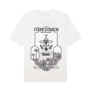Rhude Azur Mirror Tee - White