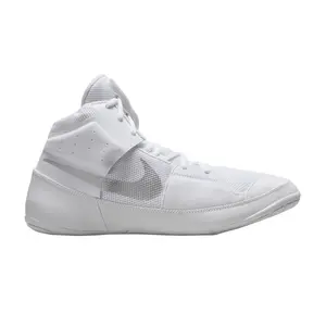 Nike Fury Metallic Silver High-top Sneakers - White