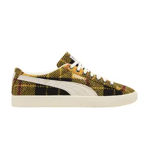 PUMA Harris Tweed X Suede Vintage Tartan Sneakers - Yellow