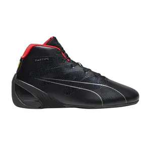 PUMA Scuderia Ferrari X Carbon Cat Mid Sneakers - Black