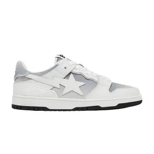 A BATHING APE Sk8 Sta #4 Gradient Sneakers - White