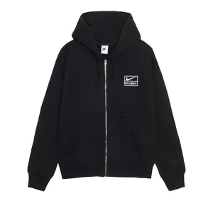 Nike X Stussy Zip Fleece Hoodie - Black