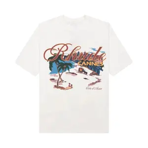 Rhude Cannes Beach Tee - White