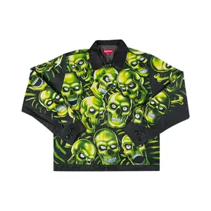 Supreme Skull Pile Work Jacket - Green