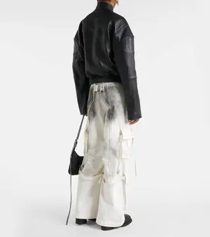 Acne Studios Logo Leather Jacket