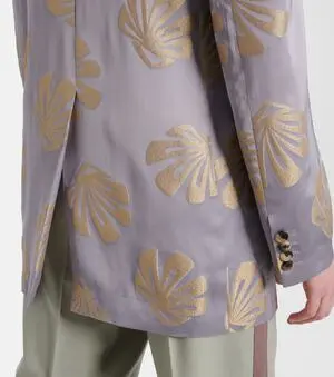 Dries Van Noten Printed Jacquard Blazer