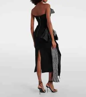 Maticevski Waller Draped Maxi Dress