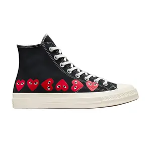 CONVERSE Comme Des Garçons Play X Chuck 70 High Sneakers - Black