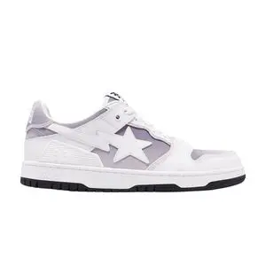 A BATHING APE Sk8 Sta #4 Sneakers - White
