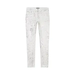 PURPLE BRAND Foiled Finish Skinny Jeans