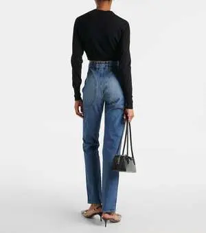 Alaïa High-rise Slim Jeans