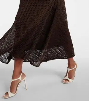 TOM FORD Lurex® Maxi Dress - Brown