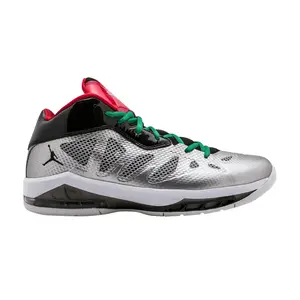 Jordan Silver Tone Sneakers For Men