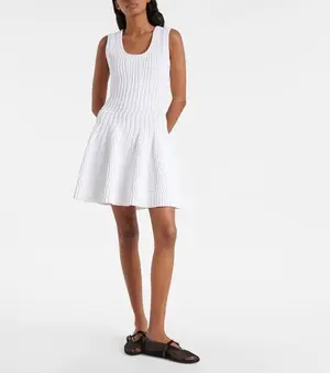 Alaïa Pointelle Minidress