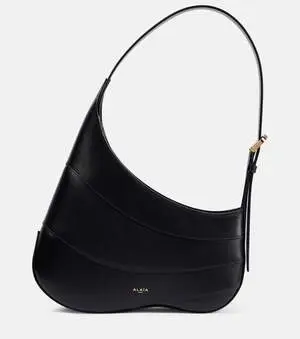 Alaïa Leather Shoulder Bag - Black