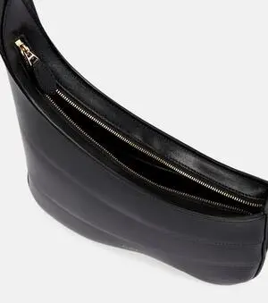 Alaïa Leather Shoulder Bag - Black