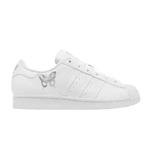 Adidas Superstar Matte Silver Butterfly