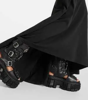 Vetements Leather Platform Boots