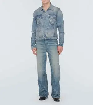 Amiri Distressed Denim Jacket