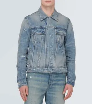 Amiri Distressed Denim Jacket