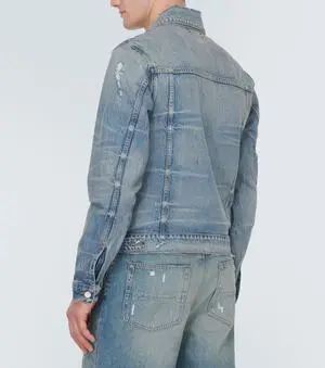 Amiri Distressed Denim Jacket