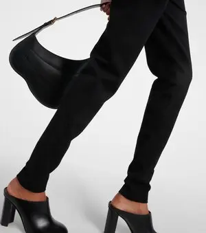 Alaïa High-rise Gabardine Leggings