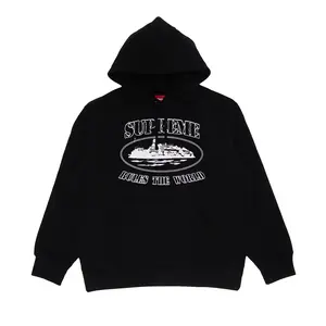 Supreme X Corteiz Rules The World Hooded Sweatshirt