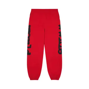 SP5DER Beluga Sweatpants /black - Red