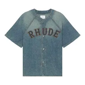 Rhude Baseball Denim Shirt