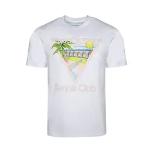 Casablanca Tennis Club Icon T-shirt - White