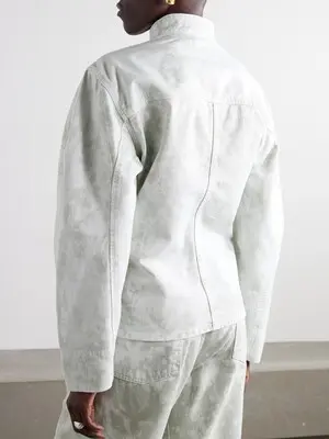 LEMAIRE Printed Denim 'curved Sleeves' Jacket - Unknown