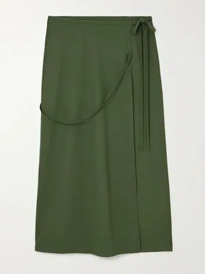 LEMAIRE Wool Midi Wrap Skirt