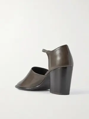 LEMAIRE Leather Sandals - Brown