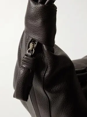 LEMAIRE Croissant Large Paneled Textured-leather Shoulder Bag