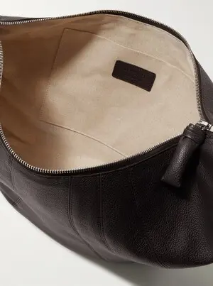 LEMAIRE Croissant Large Paneled Textured-leather Shoulder Bag