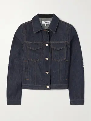 Loewe Anagram Appliquéd Denim Jacket