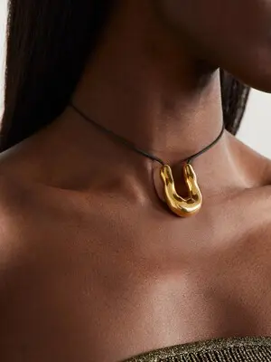 Agmes Wishbone Pendant Necklace