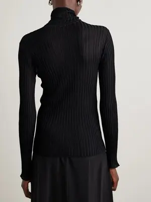 FFORME Elin Ribbed-knit Turtleneck Sweater