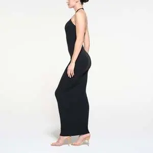 fancy flare dress Black FLARE GOWN XL / Black main image 0