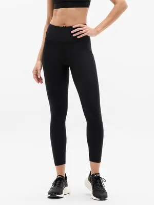 Athleta Interval Stash High Rise 7/8 Legging - Black