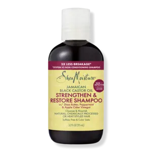 SHEAMOISTURE Strengthen And Restore 100% Pure Jamaican Black Castor Oil Shampoo - One-color