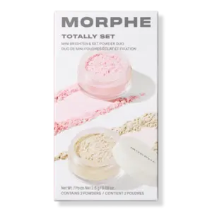 MORPHE Totally Set Mini Brighten & Set Powder Duo - One-color