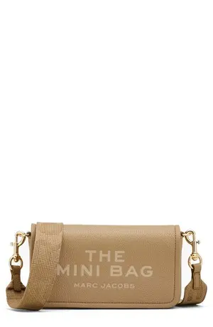 Marc Jacobs Marc Jacobs Mini Leather Crossbody Bag Camel