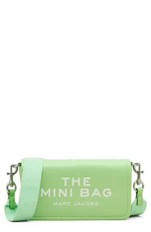 Marc Jacobs Marc Jacobs Mini Leather Crossbody Bag Peppermint