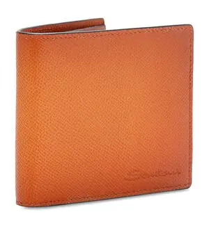 Santoni Leather Ombré Bifold Wallet