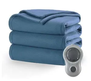 Sunbeam Fleece Heated Electric Blanket- Twin