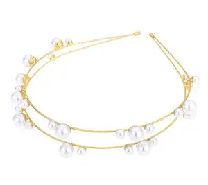 Ettika Faux Pearls Headband - One-color
