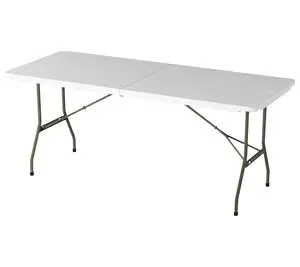 LAVISH HOME 6-foot Folding Table Indoor And Out Door Table - One-color